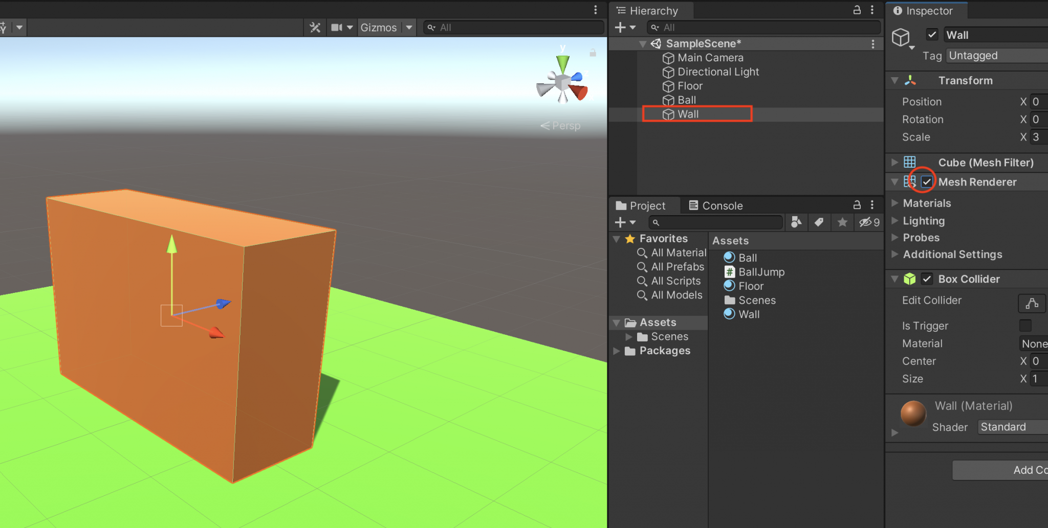 （Unity）壁オブジェクトを透明にする | monopro キッズ・プログラミング道場