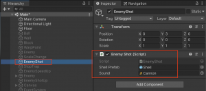 （Unity）敵が一定間隔で砲弾を発射する方法（UpdateまたはInvokeRepeating） | monopro キッズ・プログラミング道場