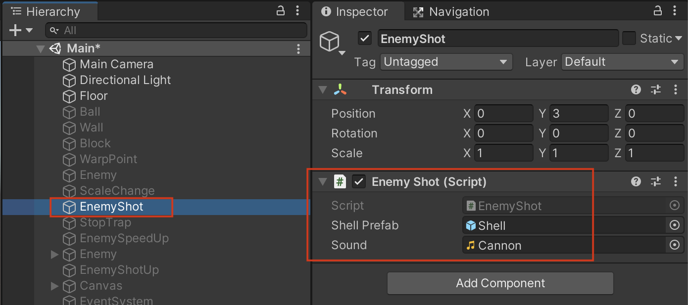 （Unity）敵が一定間隔で砲弾を発射する方法（UpdateまたはInvokeRepeating） | monopro キッズ・プログラミング道場