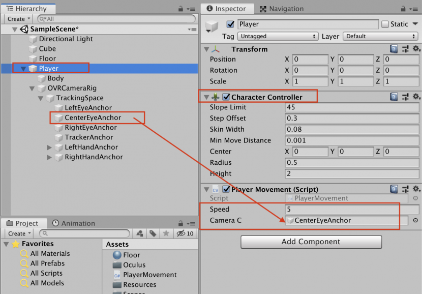 （Unity・Oculus）VR空間内でプレーヤーを動かす | monopro キッズ・プログラミング道場