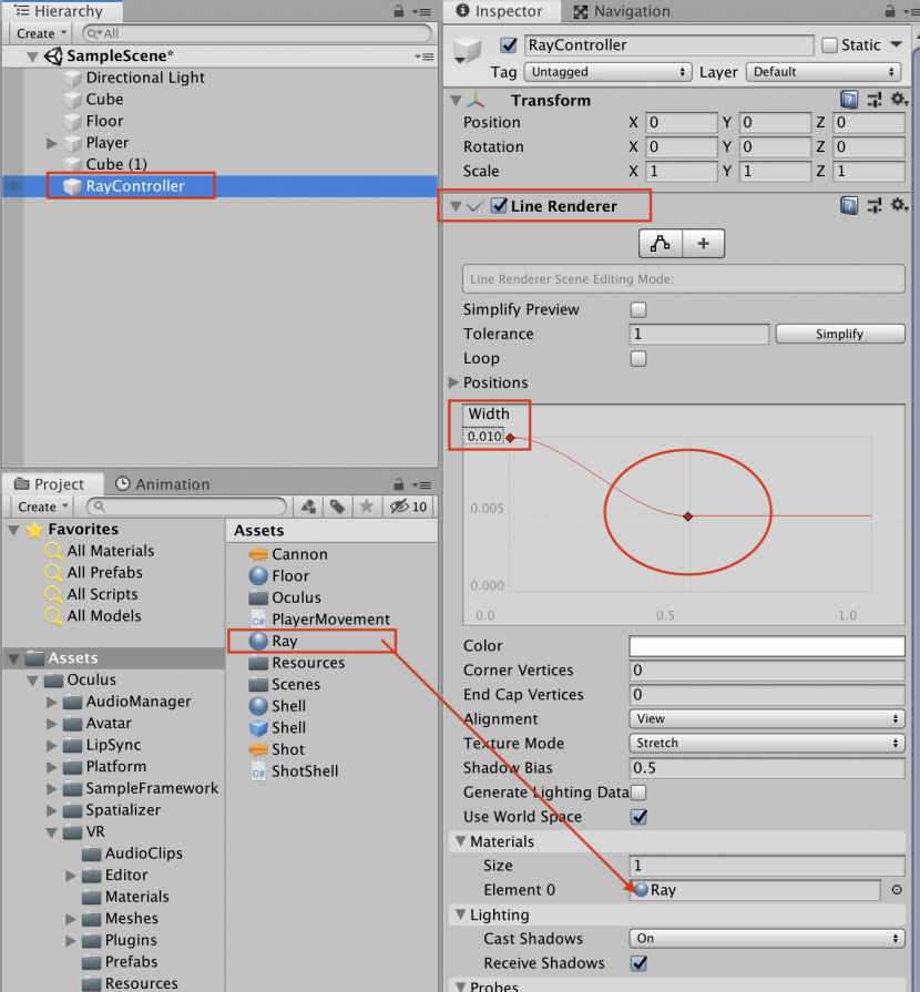 （Unity・Oculus）VR空間内で対象に変化を加える（RaycastとAボタンの活用） | monopro キッズ・プログラミング道場