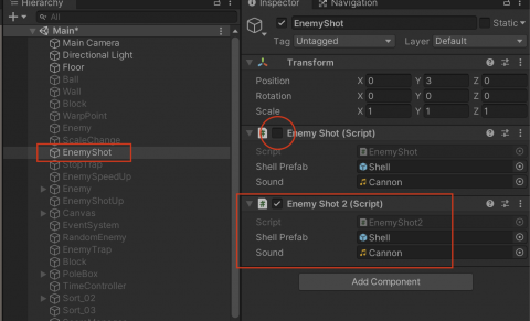 （Unity）敵が一定間隔で砲弾を発射する方法（UpdateまたはInvokeRepeating） | monopro キッズ・プログラミング道場