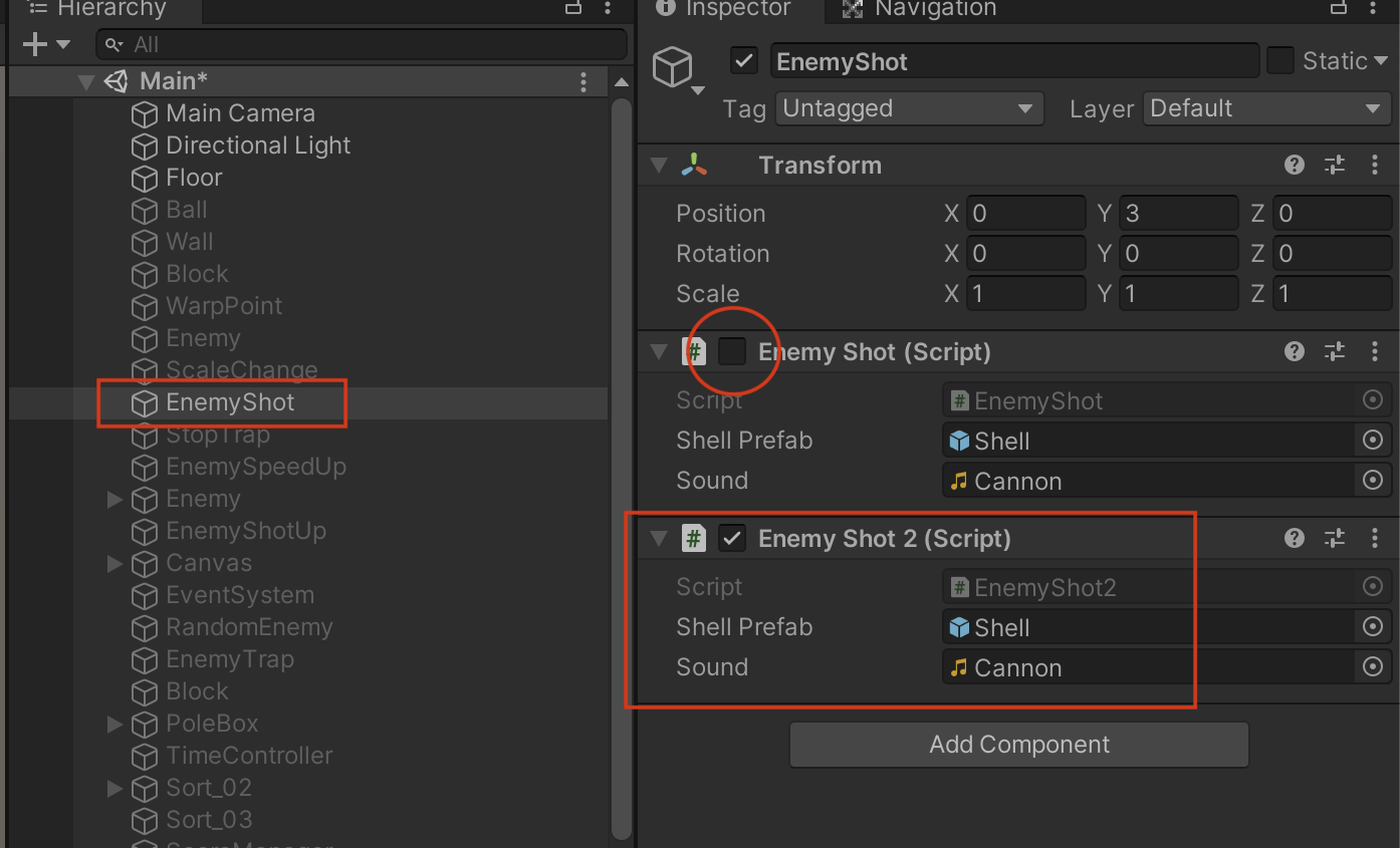 （Unity）敵が一定間隔で砲弾を発射する方法（UpdateまたはInvokeRepeating） | monopro キッズ・プログラミング道場