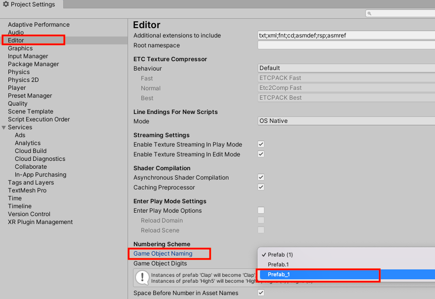 （Unity）オブジェクトを複製した時につく「連番形式」を変更する | monopro キッズ・プログラミング道場