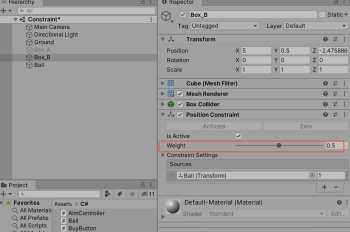 （Unity）親子関係を使わずに、position、rotation、scaleを追随させる方法（Constraint） | monopro キッズ・プログラミング道場