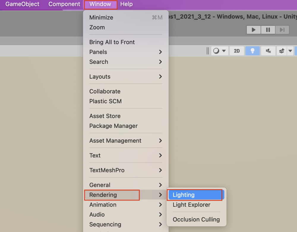 （Unity）部屋の中を暗闇にする（Lightingの設定） | monopro キッズ・プログラミング道場