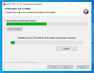 手動で「Android Build Support」をインストールする手順（Unity2021.3.12） | monopro キッズ・プログラミング道場