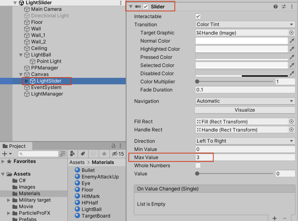 （Unity）SliderでPintLightとBloom（ポストプロセス）のIntensityを変化させる（スクリプトでIntensityを動的に変化させる） | monopro キッズ ...
