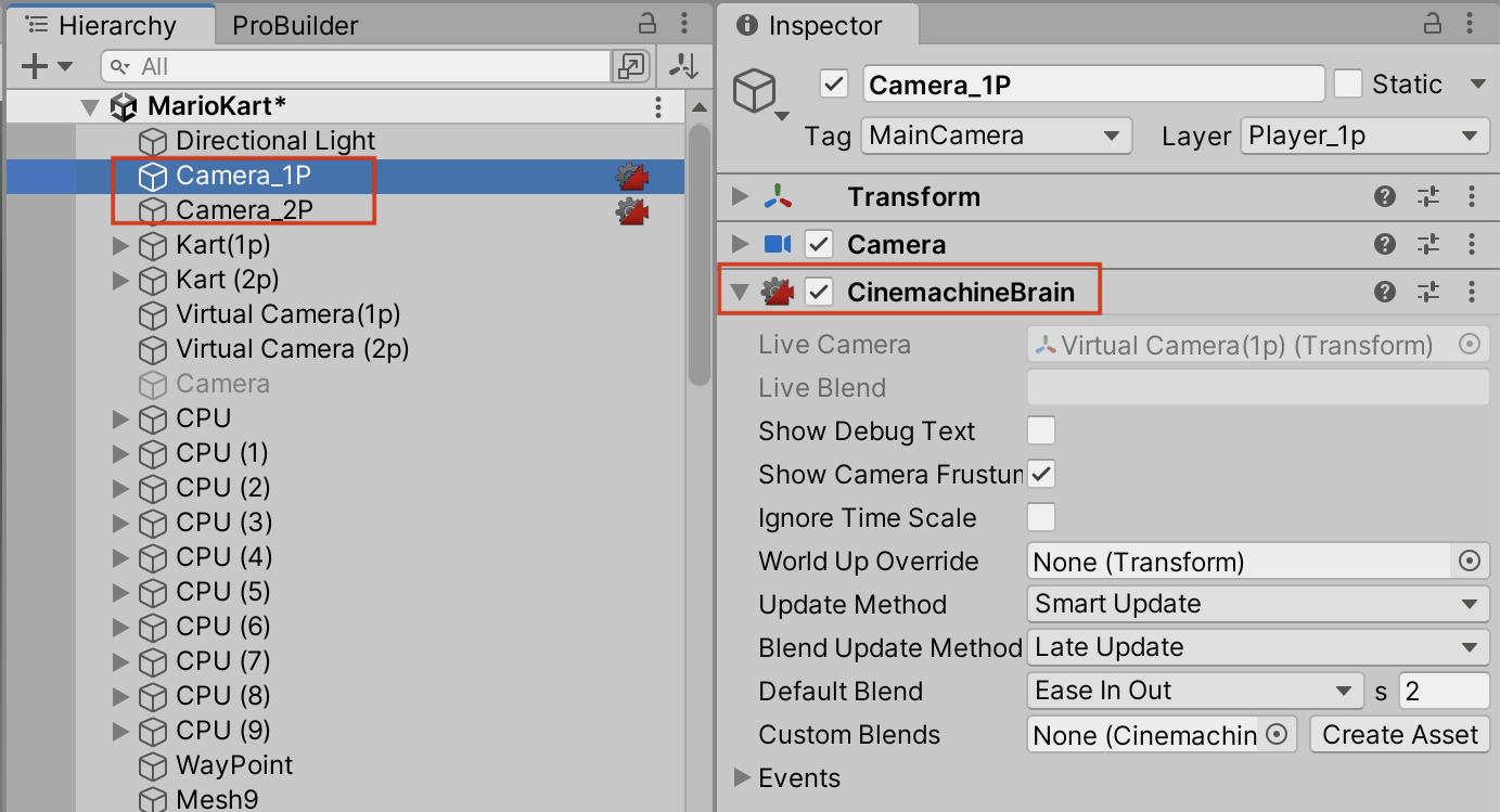 （Unity）複数のCinemachine Brainを使う場合の設定 | monopro キッズ・プログラミング道場
