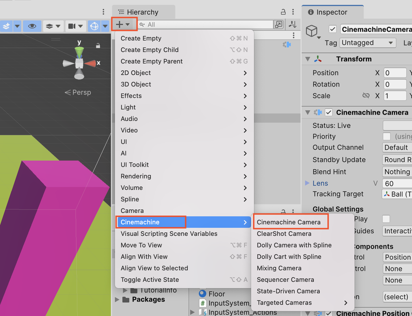 （Unity6）追跡カメラの実装（Cinemachineの活用） | monopro キッズ・プログラミング道場