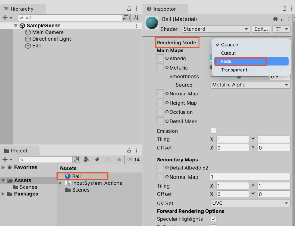 （Unity6 BRP）オブジェクトを「半透明」にする方法 | monopro キッズ・プログラミング道場